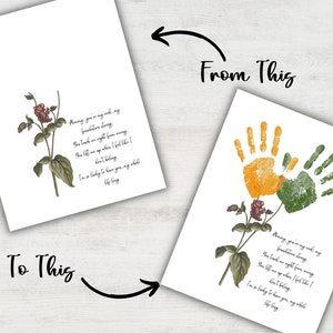 Mother's Day Handprint I Mother's Day Keepsake I Mother's Day Gift I ...