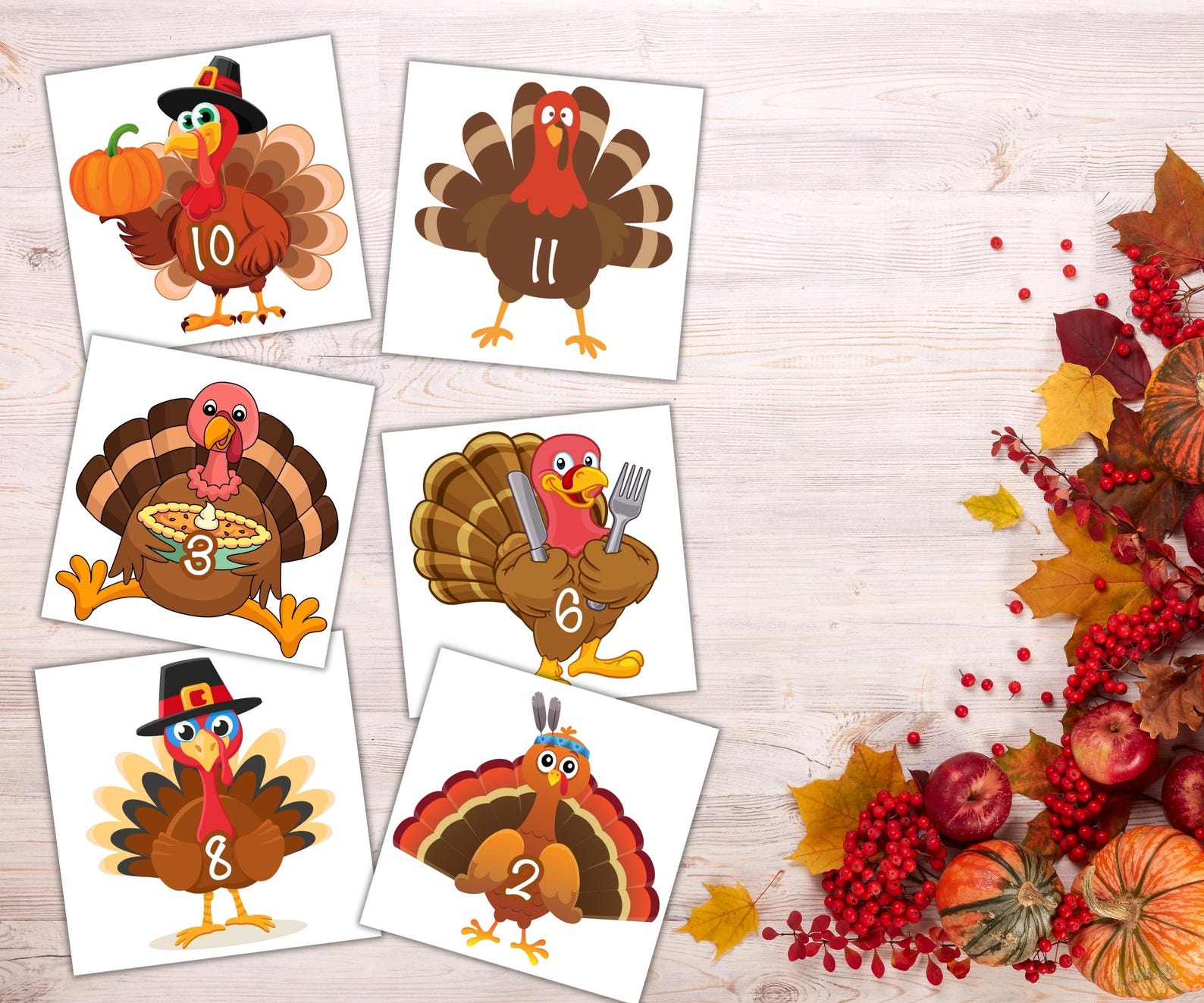 Turkey Scavenger Hunt Game, Printable Family Adventure, Fun for Kids ...