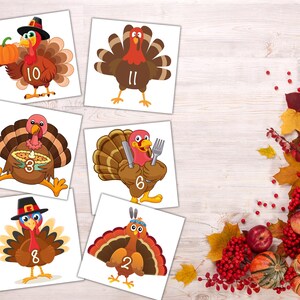 Turkey Scavenger Hunt Game, Printable Family Adventure, Fun for Kids ...