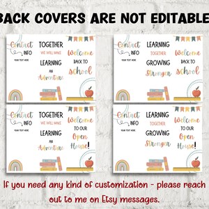 Meet the Teacher Editable I I Meet the Teacher Trifold Brochure I ...