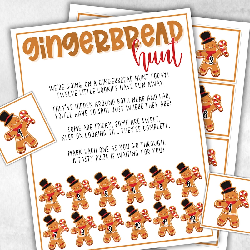 Gingerbread Clues - Etsy