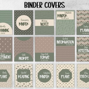 Teacher Binder | Binder Insert I Binder Spine I Back to School ...