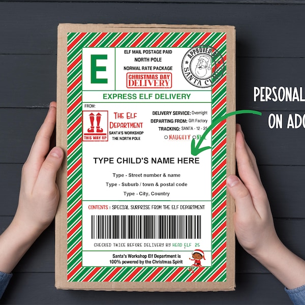 Elf Express Delivery Envelope - Etsy