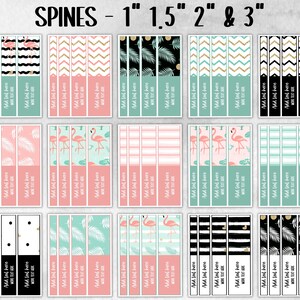 Flamingo Student Binder Cover I Classroom Printables I Teacher Binder ...