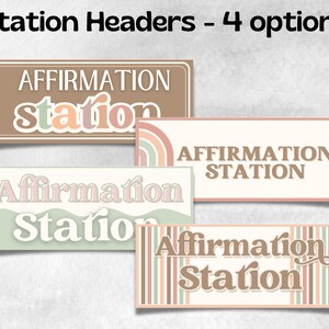 Class Student Affirmation Decor, Affirmation Station, Mirror Display ...