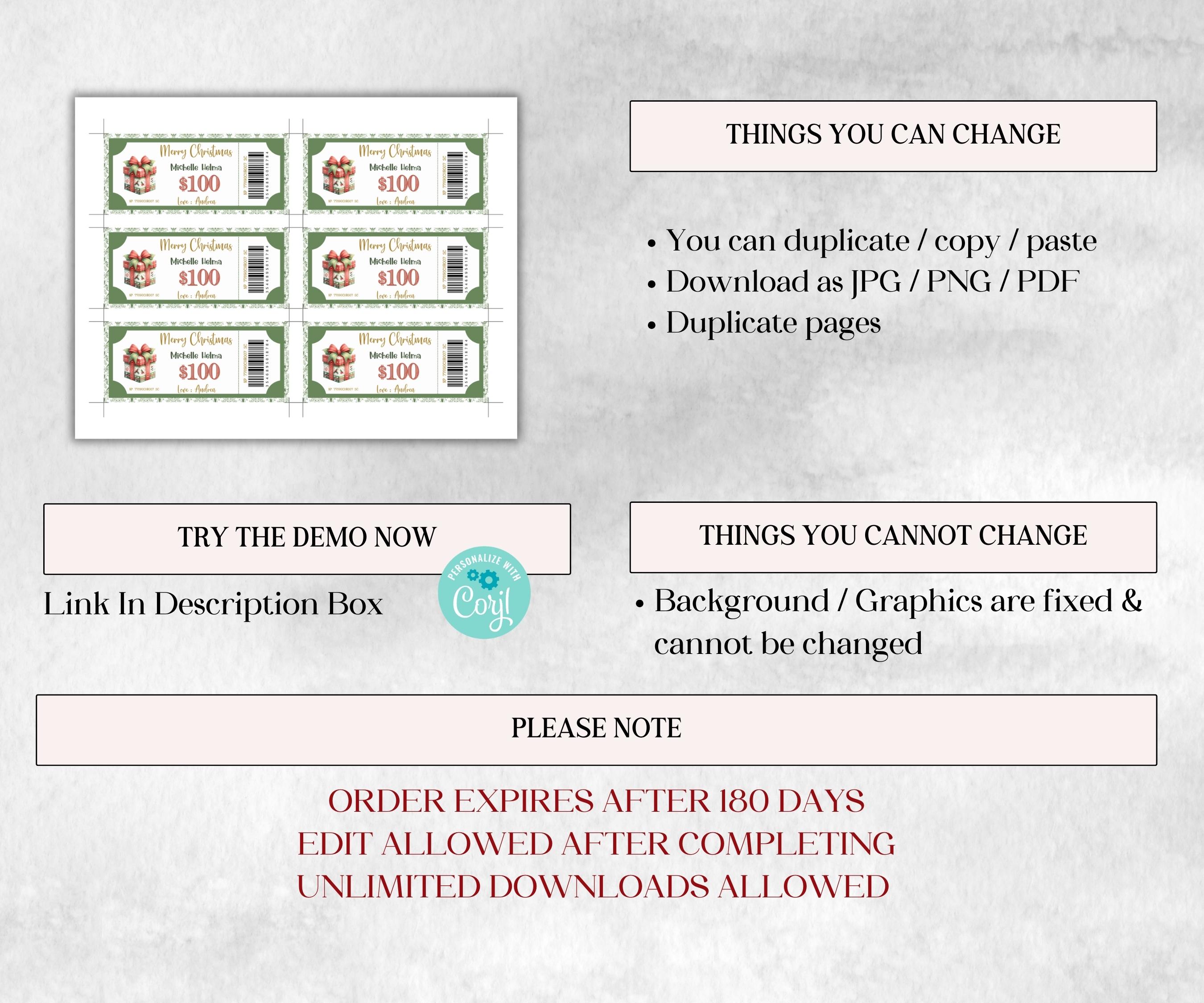 Editable Christmas Dollars, Ready to Print Christmas Play Money, North ...