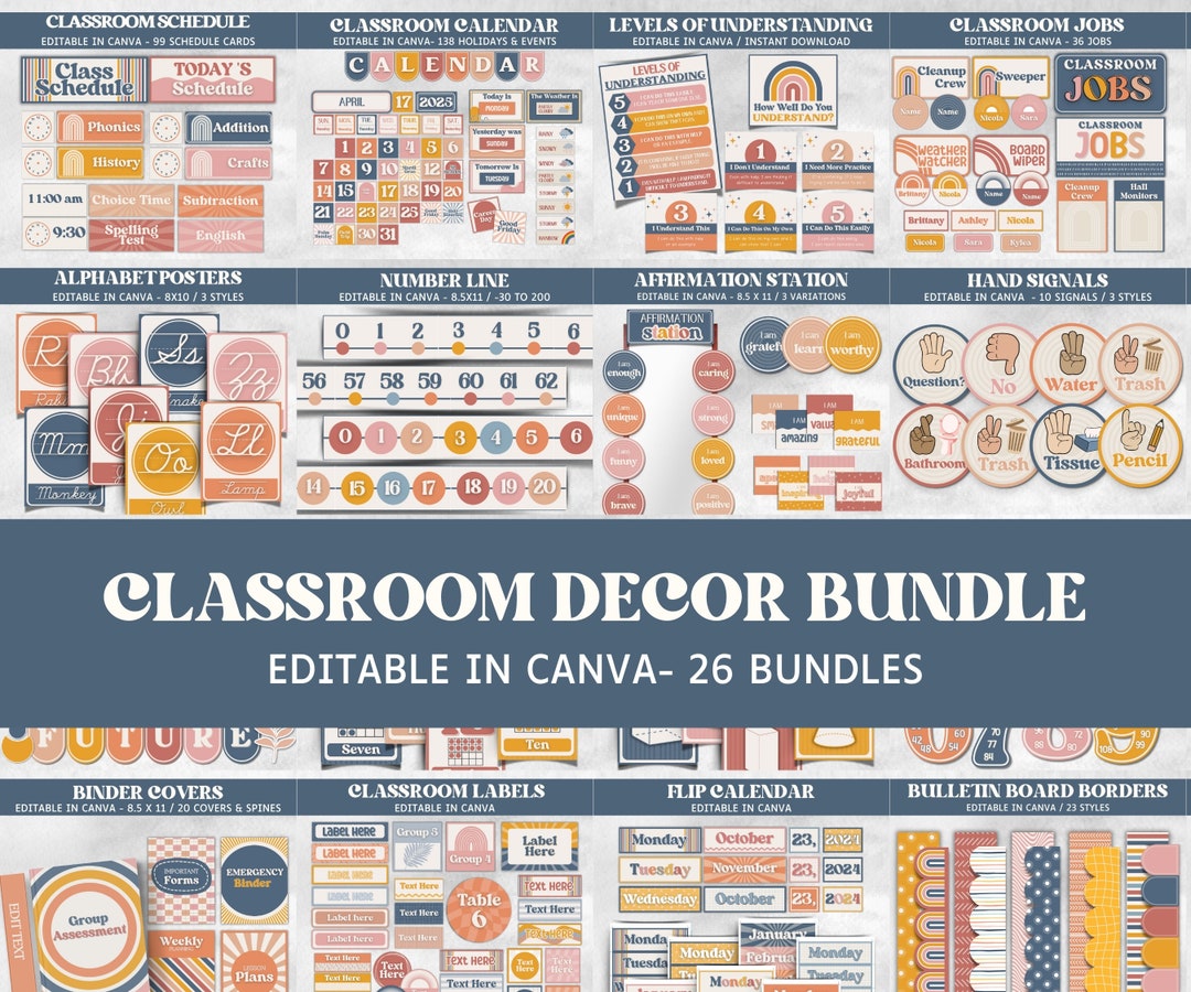 Classroom Decor, Boho Decor Themes, Bulletin Board, Homeschool Decor ...