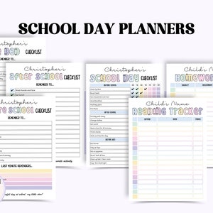 Visual Kids Chore Charts | Reward Chart | Family Chore Chart | Editable ...