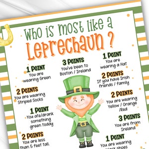 St Paddys Classroom Games, Leprechaun Name Game, St Patricks Day ...