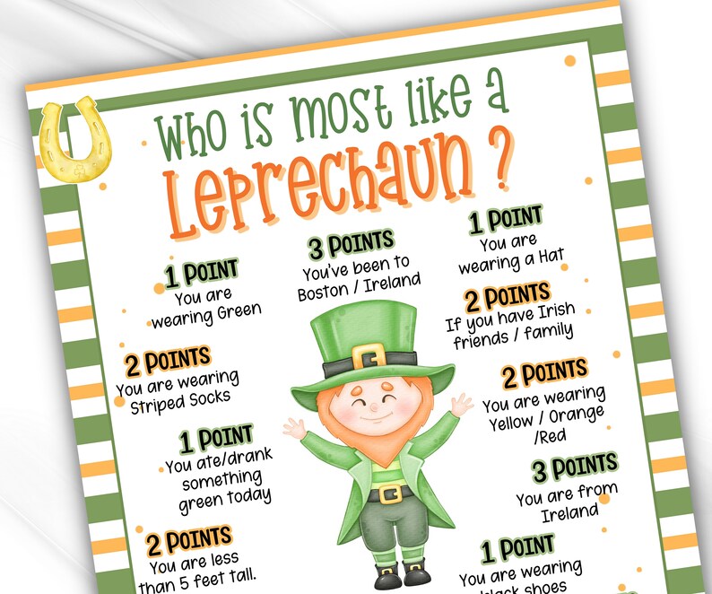 St Paddys Classroom Games, Leprechaun Name Game, St Patricks Day ...