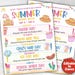 Customizable Summer School Spirit Week Flyer, PTO Schedule, Summer ...
