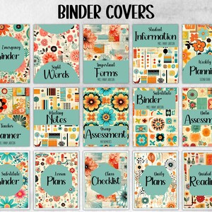 School Student Binder Cover I Classroom Printables I Teacher Binder ...