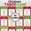 Christmas Taboo Game, Christmas Party Game, Christmas Forbidden Word ...