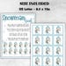 Snowman Scavenger Hunt, Kids Snowman Theme Party, Snowman Birthday ...