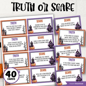 Truth or Scare I Halloween Party Game I Halloween Activities I Family ...