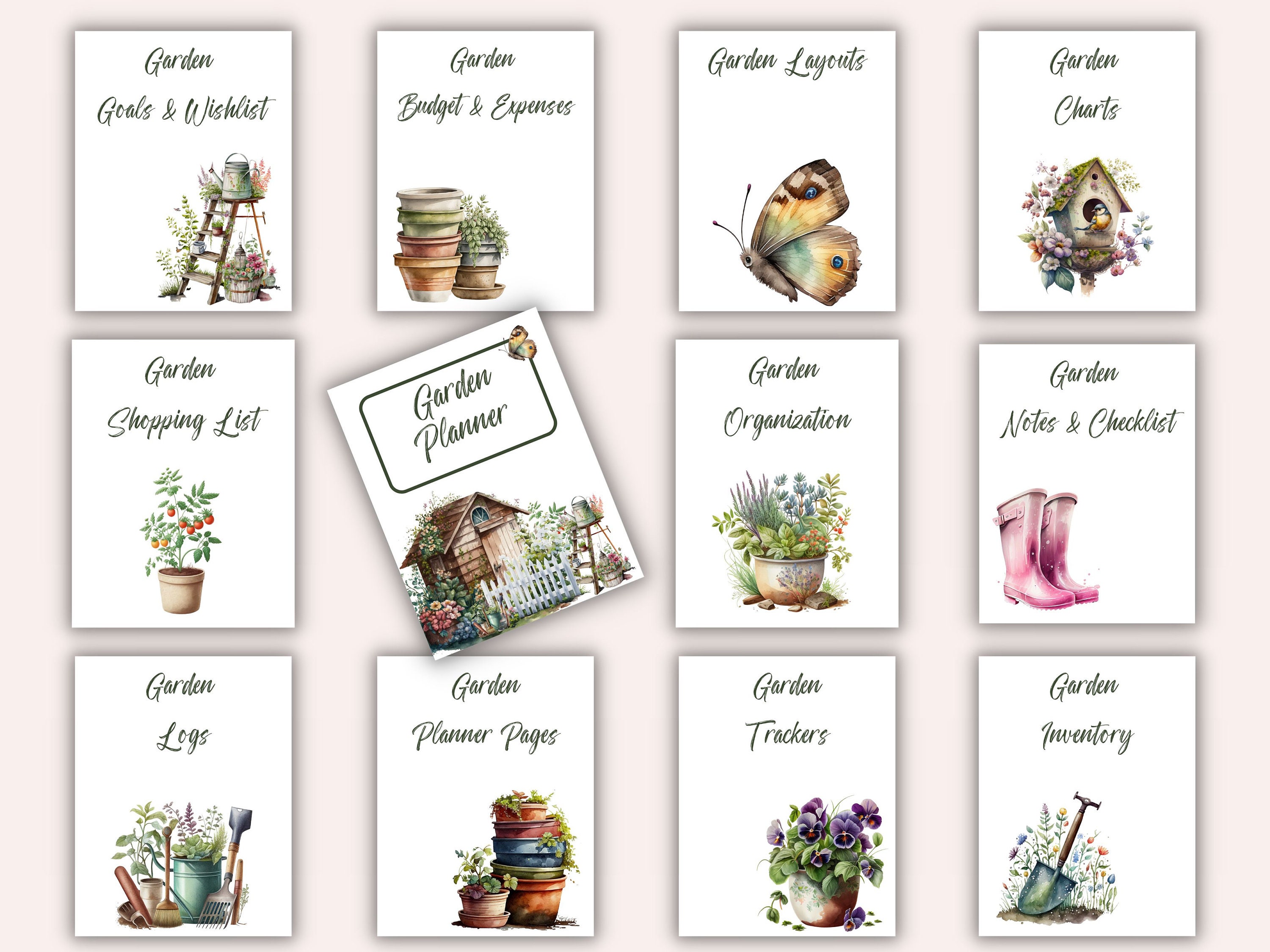 Spring Garden Planner I Plant Planner I Gardening Planner I Garden ...