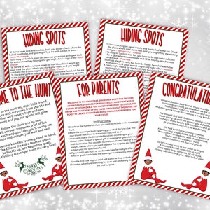 Elf Christmas Scavenger Hunt I Christmas Activities | Elf Mischief ...