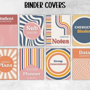Editable Binder Covers and Spines, Classroom Teacher Binders and Folder ...