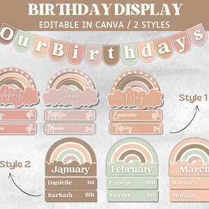 Homeschool Display, Calendar, Birthday Display, Alphabet Posters ...