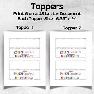 Jitter Glitter, Night Before School Child Preschool Present, Ready ...