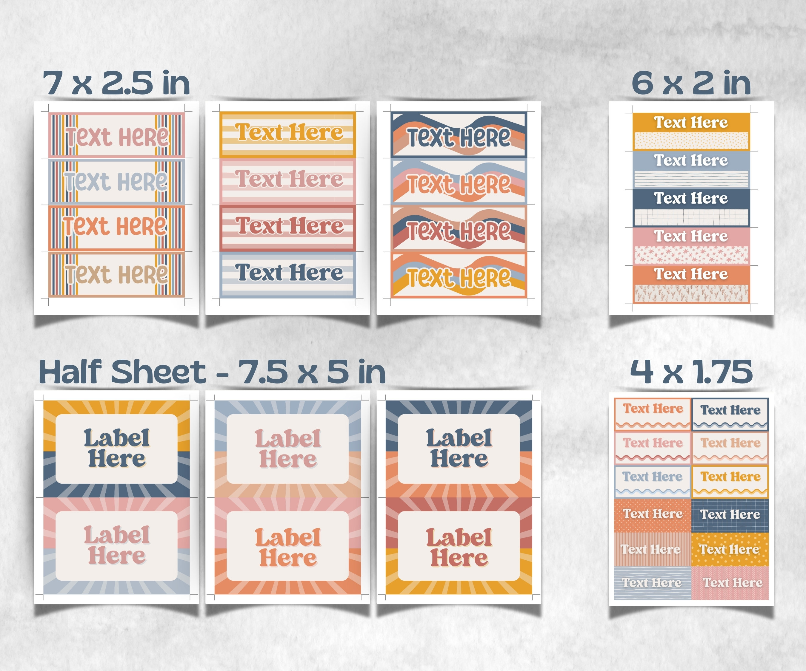Editable Classroom Label, Teacher Organization Theme, Back to School ...
