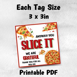 Anyway You Slice It Teacher Appreciation Treat Tag, End of Year Snack ...