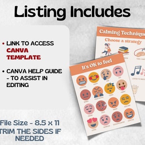 Feelings Chart, Calm Corner Classroom Poster, Calming Corner Signs ...