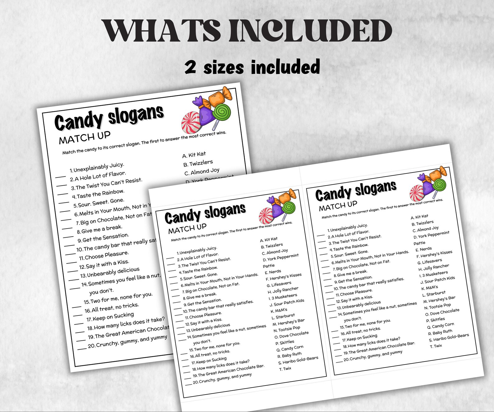 Candy Slogans Trivia, TV Commercial Quiz, Cereal Slogan, Pop Culture ...