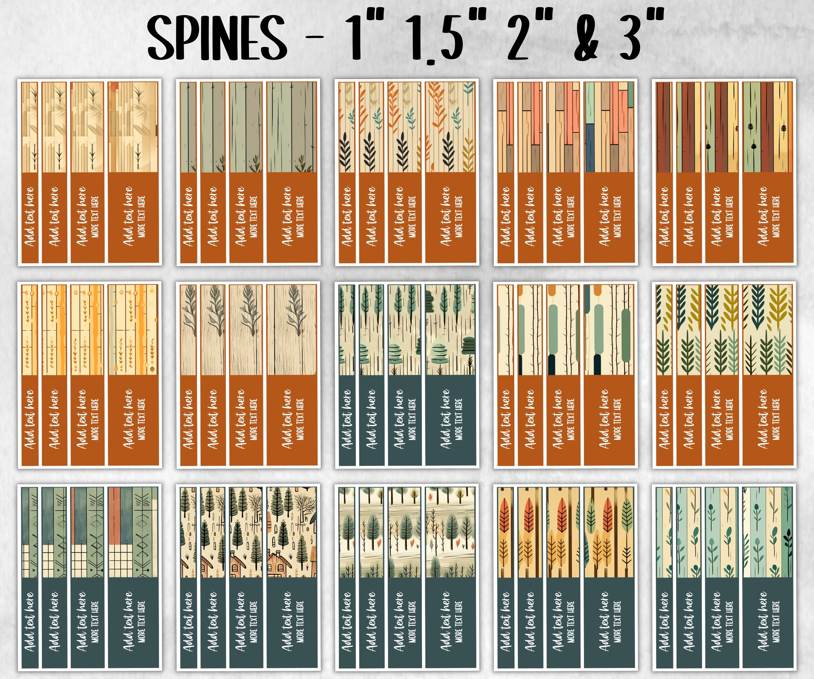 Rustic School Binder | Printable Binder Covers | Teacher Binder ...