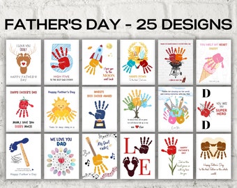 Fathers Day Handprint Art I Handprint Craft I Fathers Day Gift I First ...