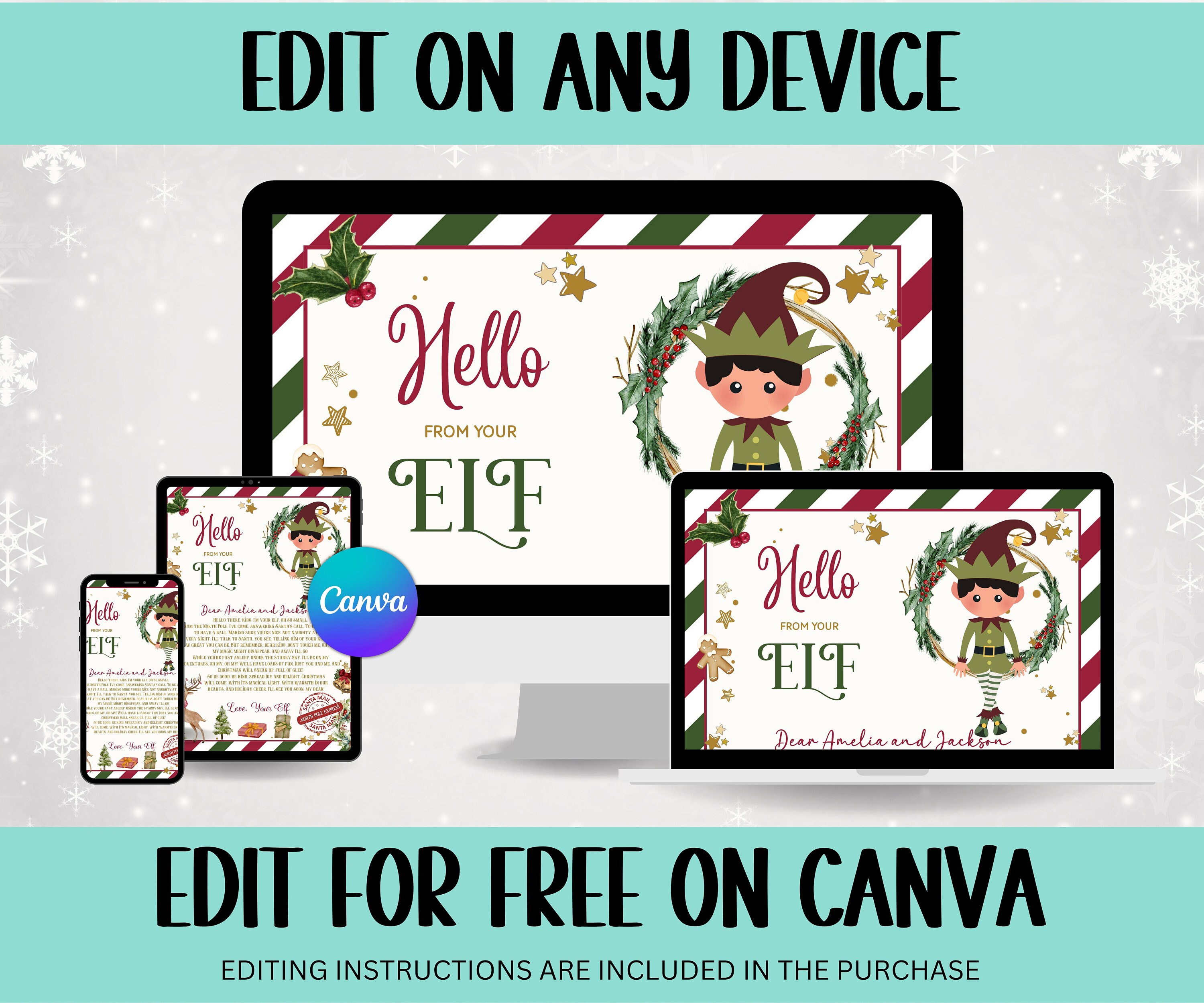 Elf Props | Elf Box | I'M Back | Elf Kit | Elf Mischief | Elf Arrival ...