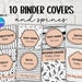 Pastel Boho Student Binder Cover I Classroom Printables I Teacher ...