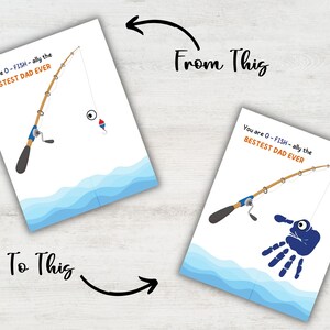 Fathers Day Handprint Art I Handprint Craft I Fathers Day Gift I First ...