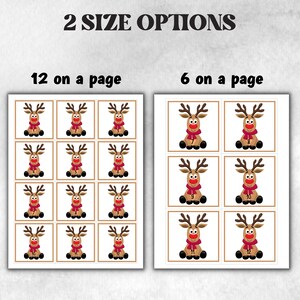 Reindeer Scavenger Hunt Game, Kids Reindeer Games, Xmas Scavenger Hunt ...