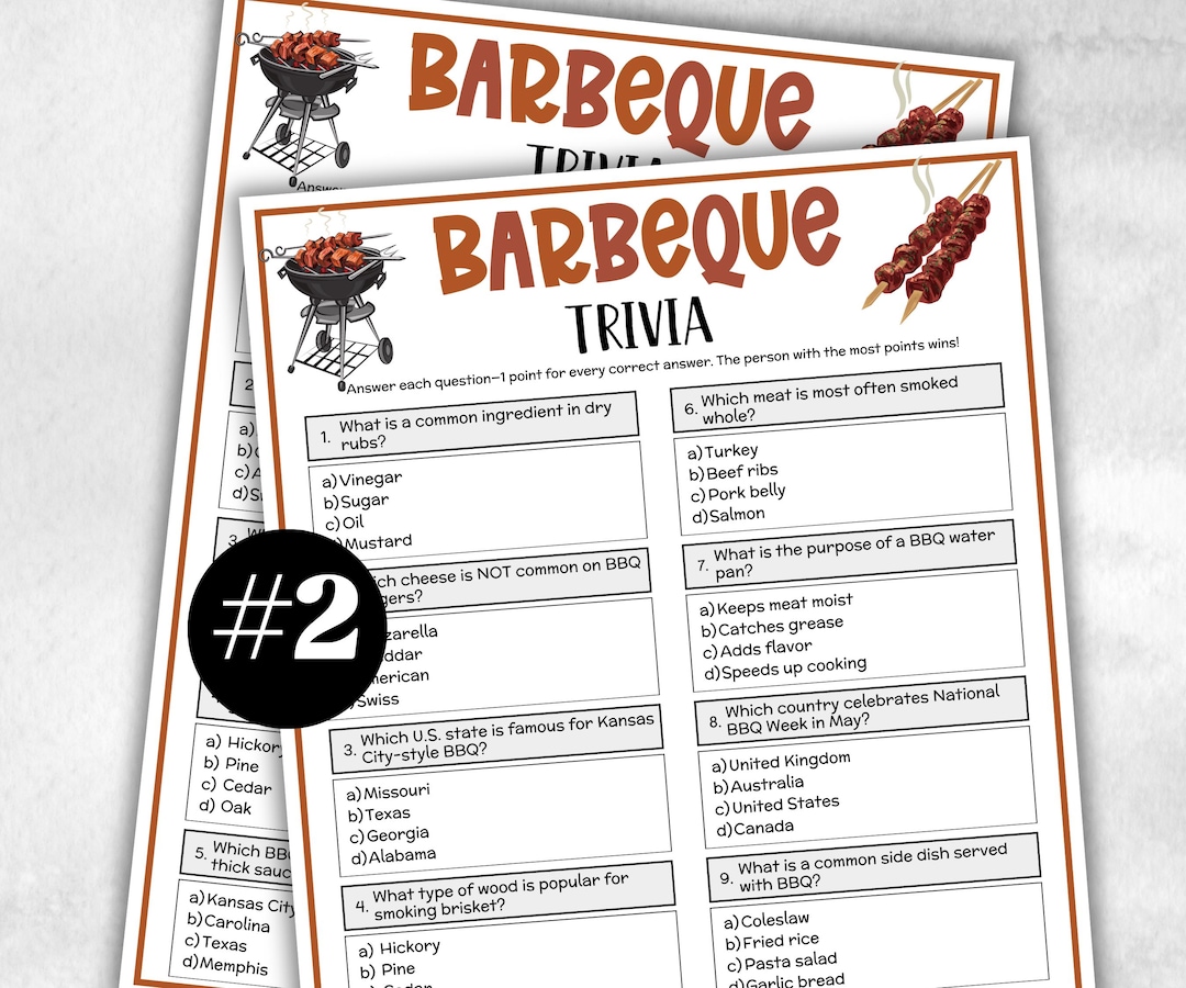 Bbq Trivia Game, Summer Break Barbeque, Backyard Bbq, Family Reunion ...