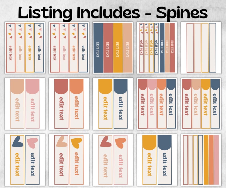 Editable Binder Covers and Spines, Classroom Teacher Binders and Folder ...