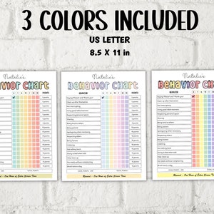 Good Behavior Tracking | Behavior Chart Kids | Kids Behavior Tracker ...