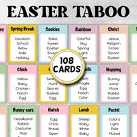 Easter Matching Game, Printable Easter Game, Easter Party Game, Family ...