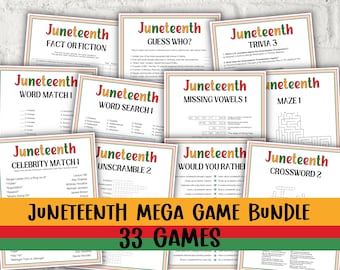Juneteenth Trivia Bundle I Juneteenth Activities I African American ...