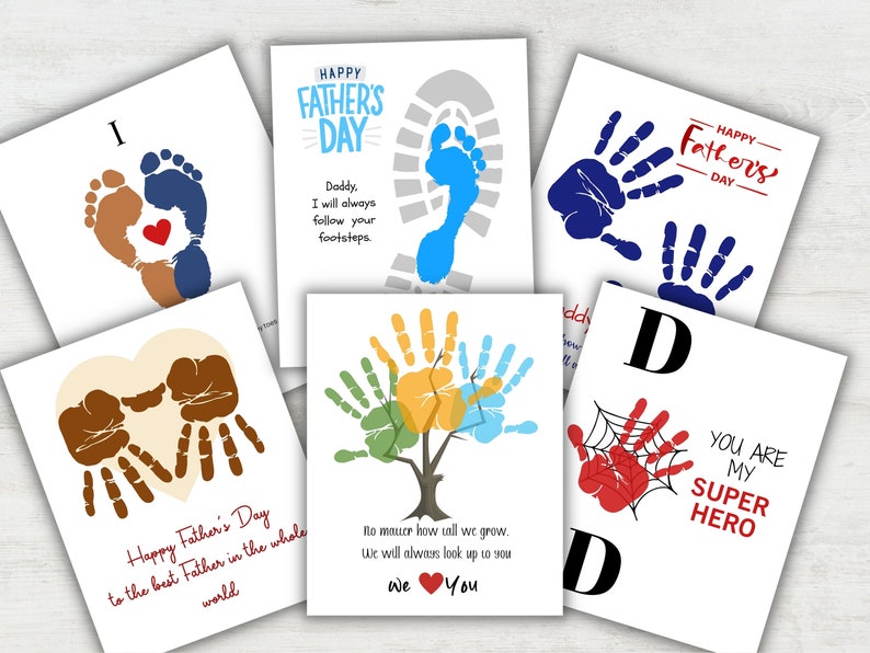 Fathers Day Handprint Art I Handprint Craft I Fathers Day Gift I First ...