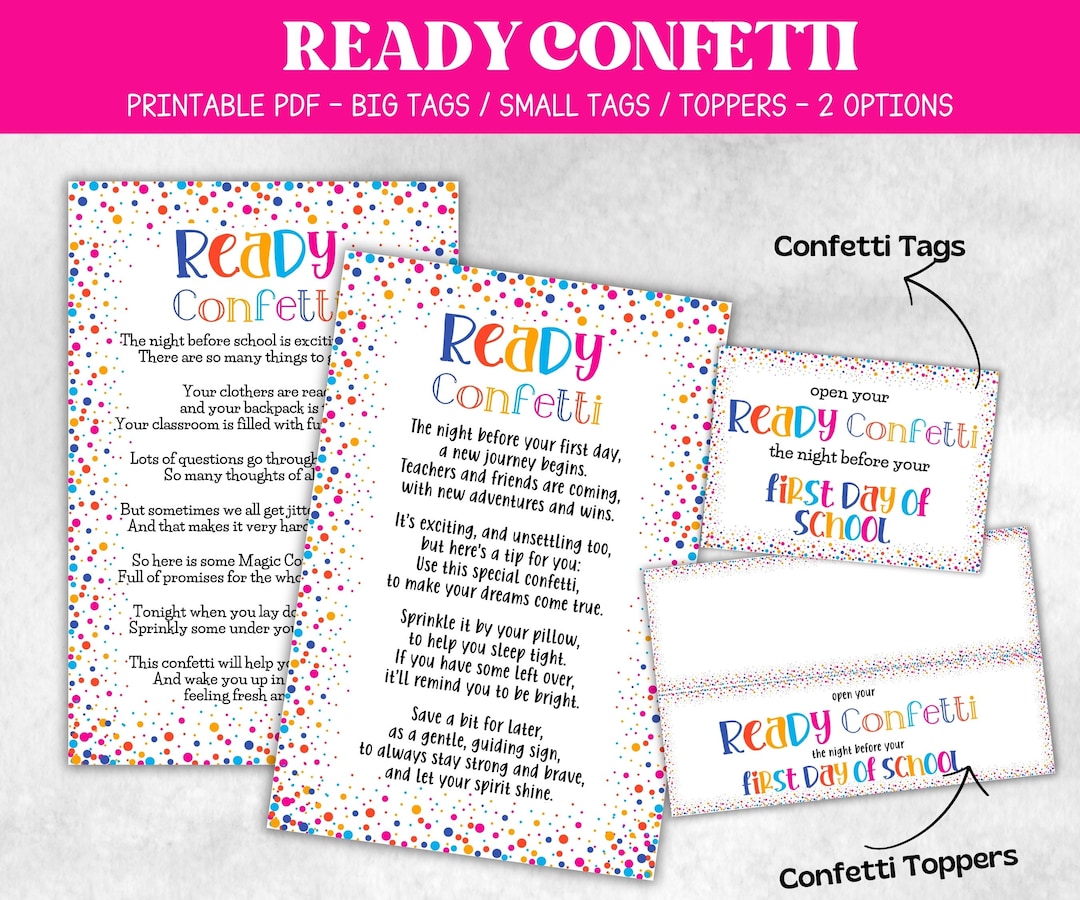 Jitter Glitter, Night Before School Child Preschool Present, Ready ...