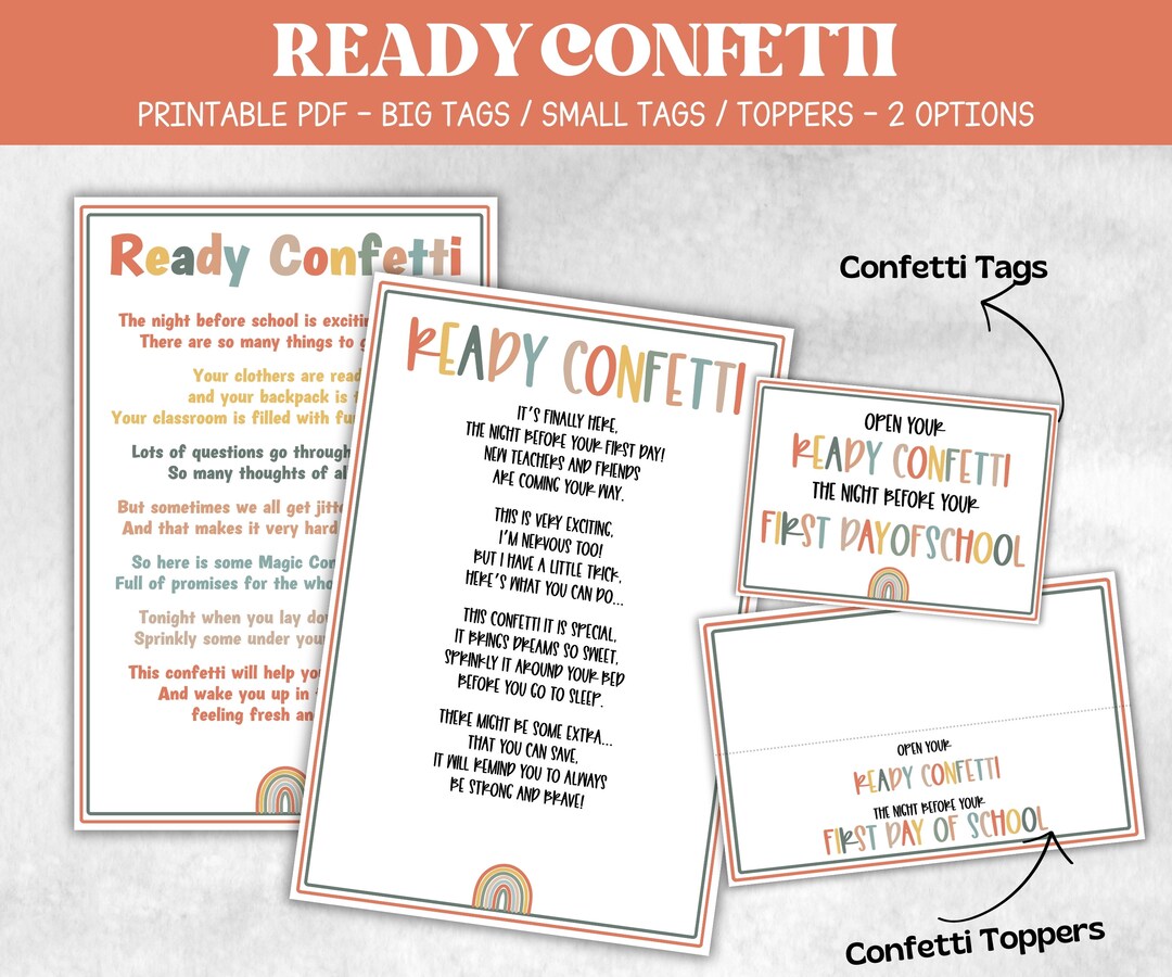 First Day of School Gift, Back to School Gift, Night Before School ...