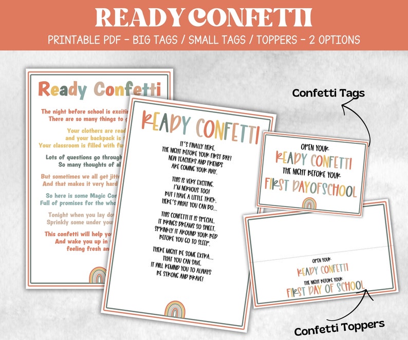 First Day of School Gift, Back to School Gift, Night Before School ...