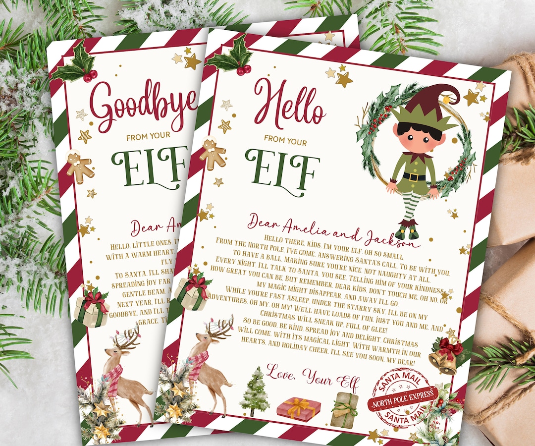 Elf Props | Elf Box | I'M Back | Elf Kit | Elf Mischief | Elf Arrival ...