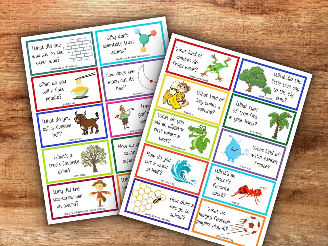 Printable 80 Lunchbox Jokes for Kids Joke Cards Funny - Etsy