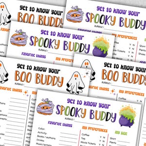 Boo Buddy Survey, Questionnaire, Youve Been Booed, Boo Basket, Work ...