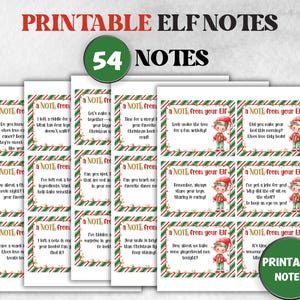 Note From Your Elf, Printable Elf Note, Printable Christmas Activities ...