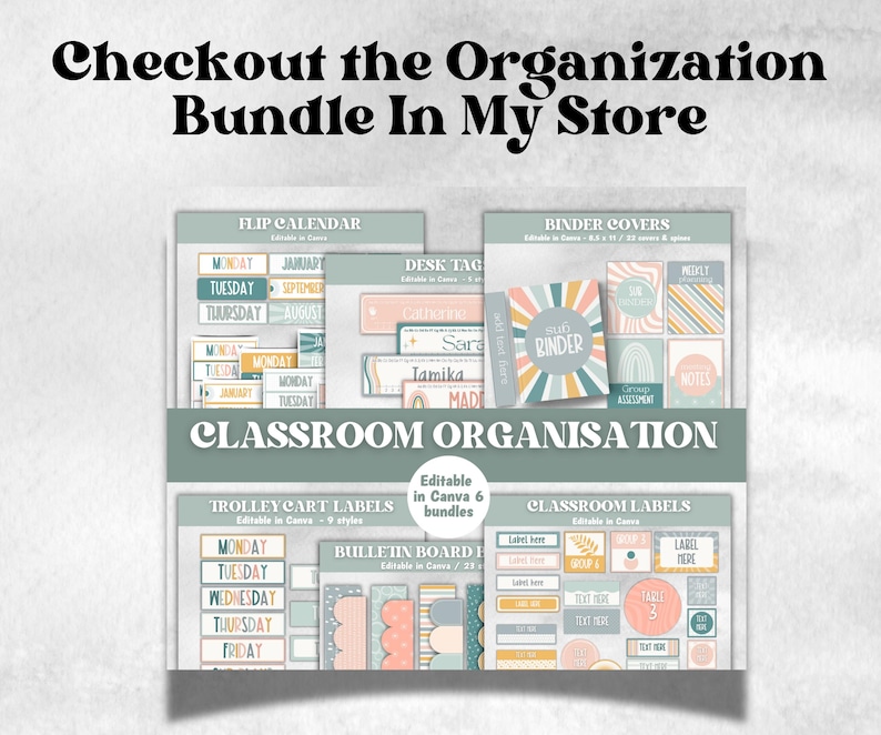 Teacher Cart Labels, Teacher Trolley Organization, Editable Rolling ...