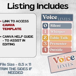 Voice Level Chart, Voice Level Display, Noise Level Display, Class ...