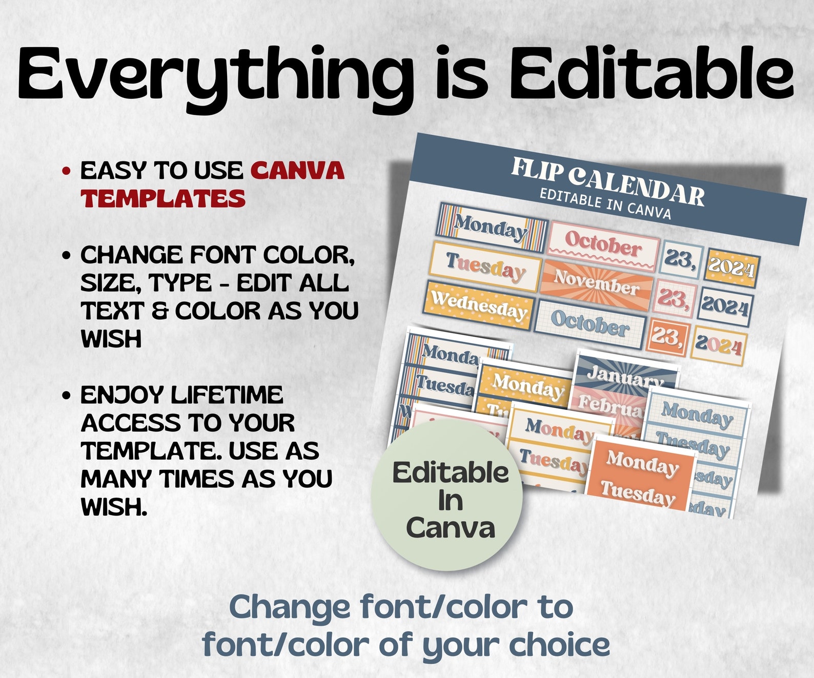 Classroom Organization Bundle, Flip Calendar, Desk Tags, Classroom ...